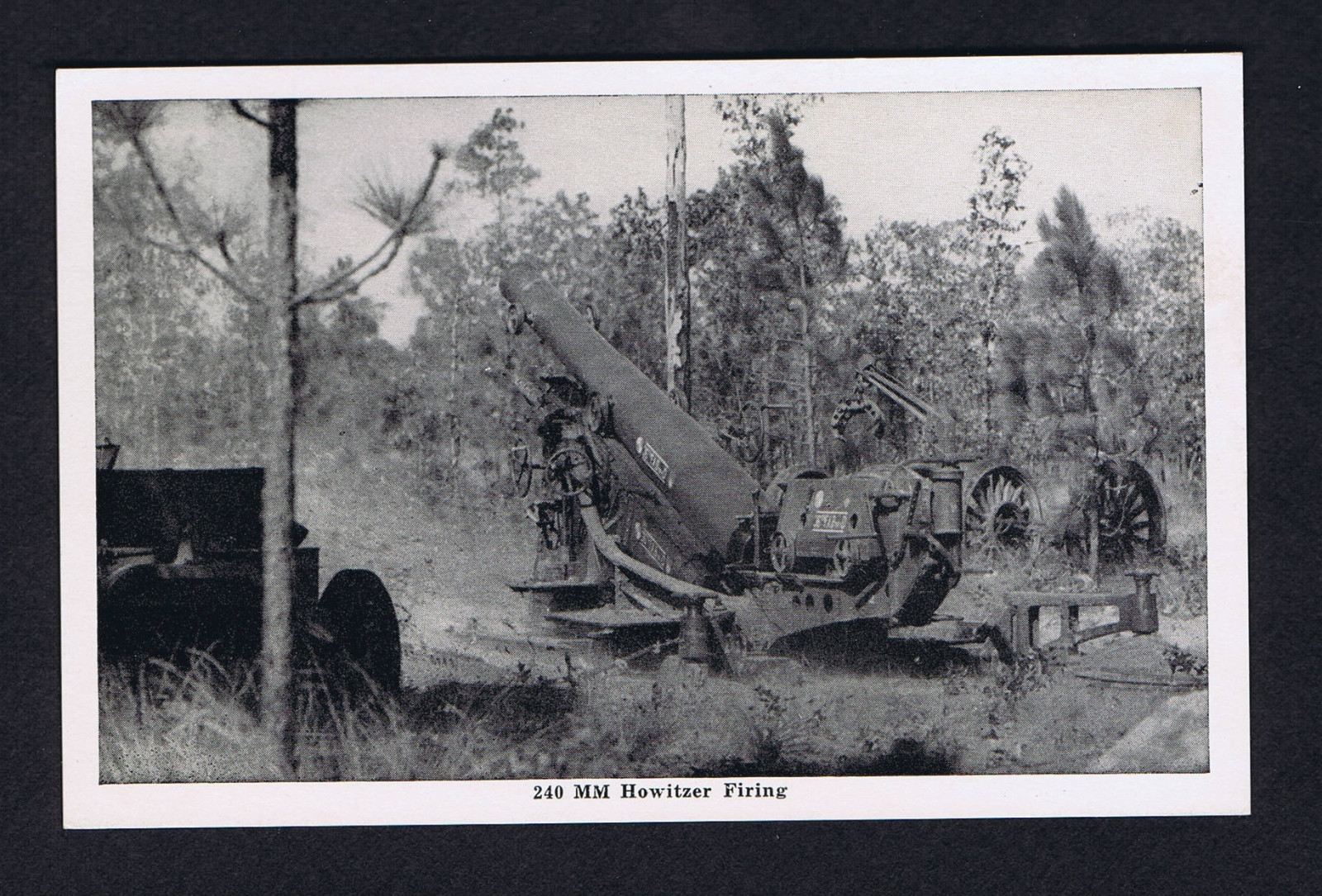 240 mm Howitzer Firing - 1940s WWII Postcard | eBay