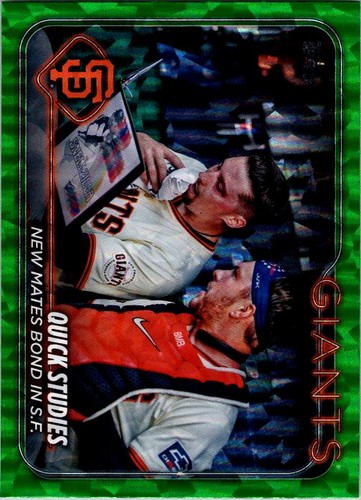 2024 Topps Update Series Patrick Bailey Blake Snell #US55 Green Foil ...