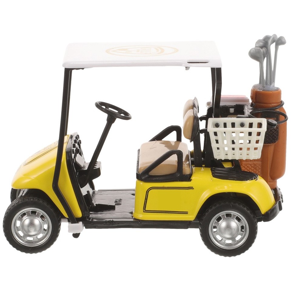 Toy Golf Cart Miniature Model Carts Kids Toddler Figurines Home Decor ...