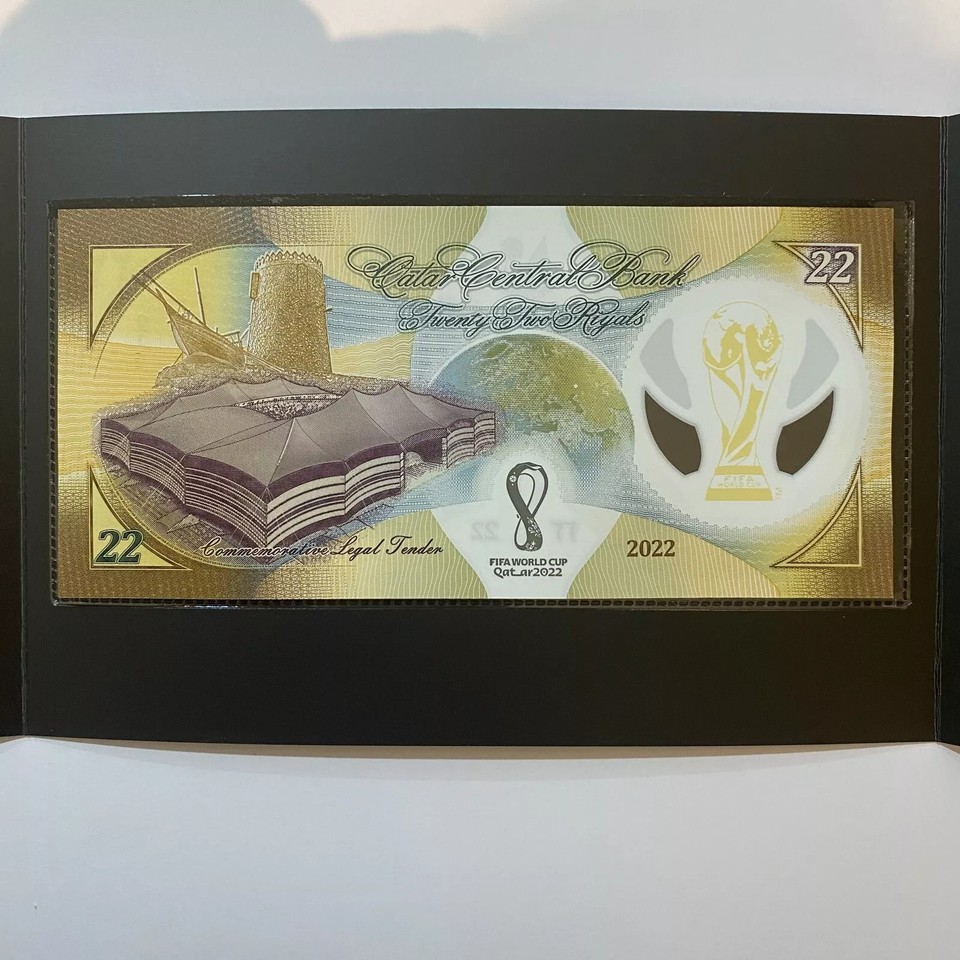 Qatar FIFA World Cup 2022 special edition commemorative polymer ...