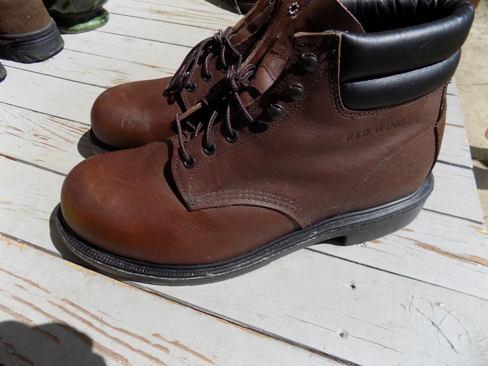 Red Wing 2245 Steel Toe Brown Leather Boots Men’s Size 13 EE | eBay
