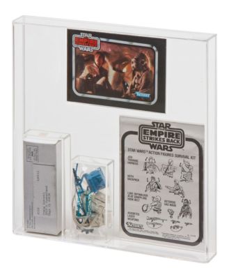 GW Acrylic Mailer Display Case - Vintage Star Wars Survival Kit / Bossk ...