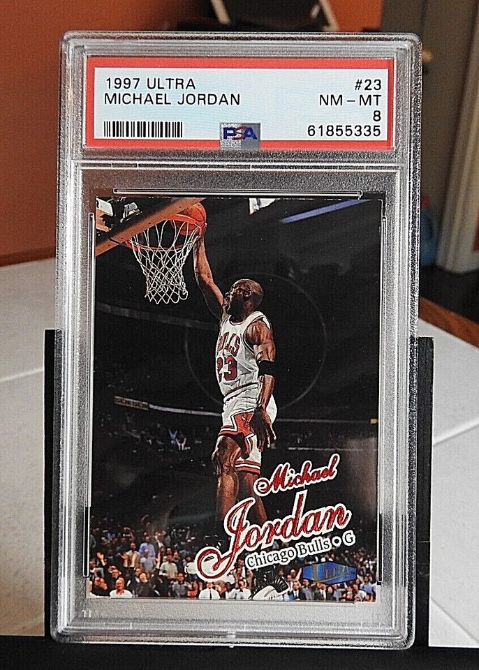 1997 Ultra #23 Michael Jordan Razor Sharp Flawless Surface PSA 8 | eBay ...