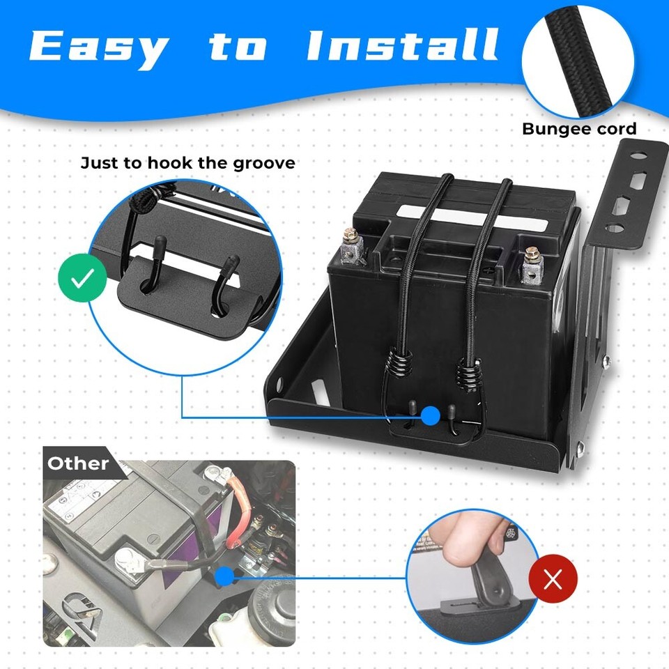 For Honda Talon 1000R 1000X 1000X-4 UTV Underhood 2nd Battery Tray Kit ...