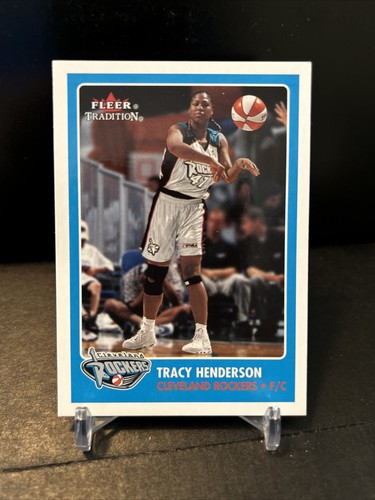 2001 Fleer Tradition WNBA Tracy Henderson Cleveland Rockers #57 | eBay