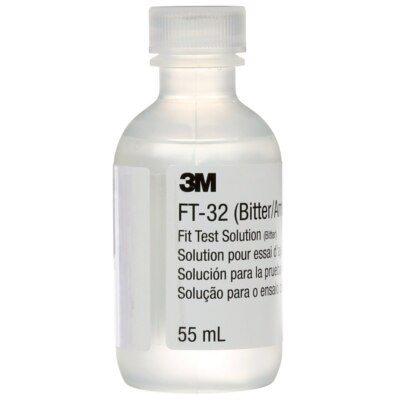 3M FT-32 Bitter Fit Test Solution, 1- 55ML Bottle | eBay