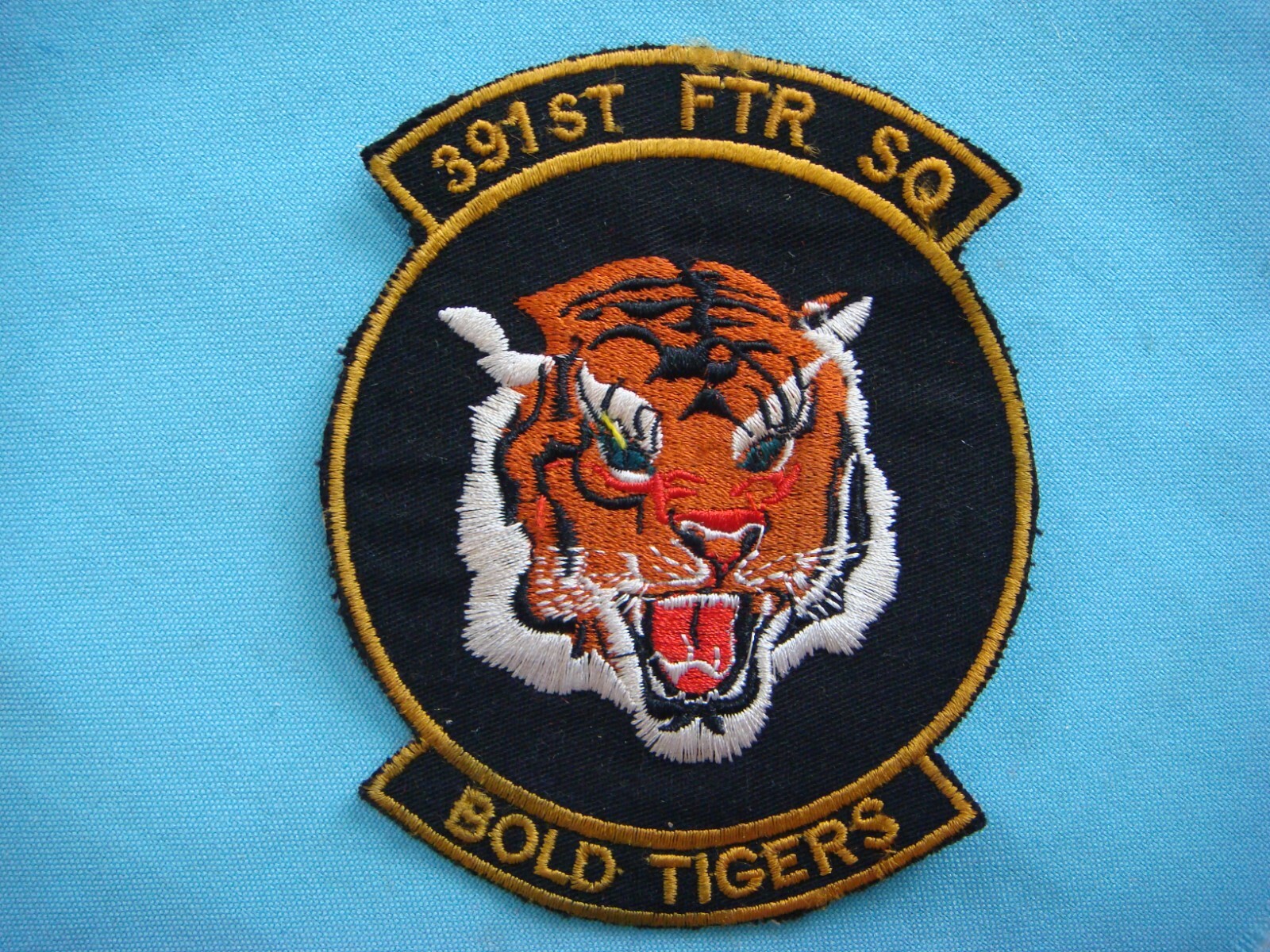 VIETNAM WAR PATCH, US 391st FIGHTER SQUADRON " BOLD TIGERS " | eBay