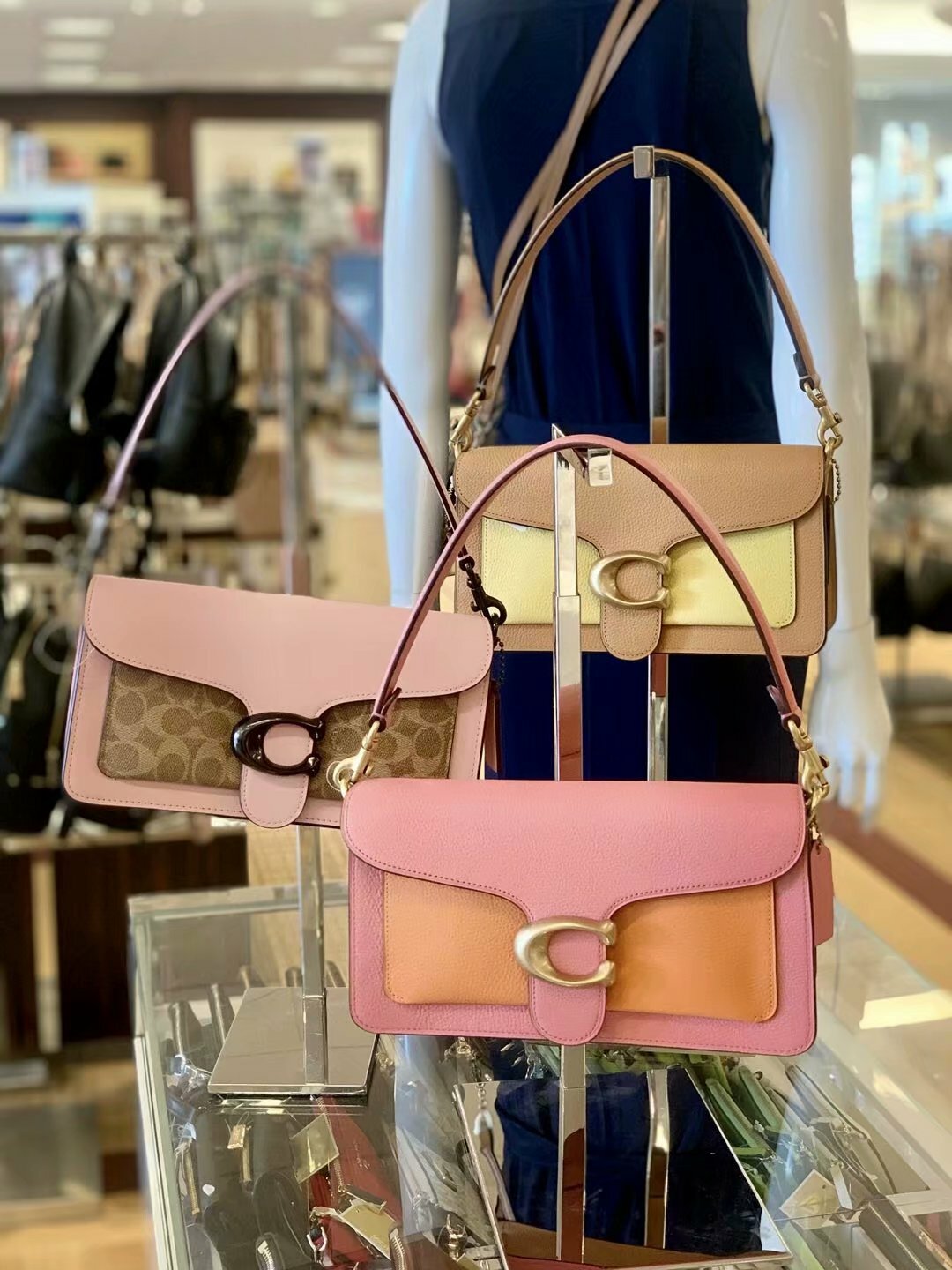 Coach Tabby Shoulder Bag 26 Leather Crossbody Satchel Clutch Taffy ...