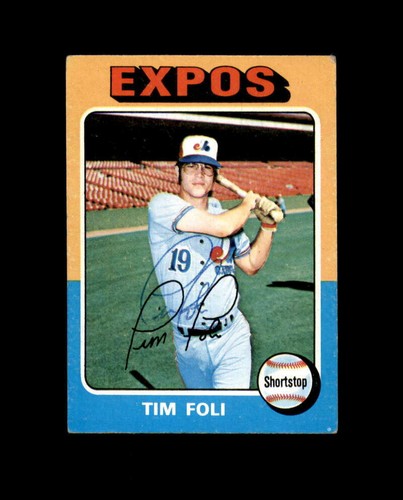 Tim Foli Signed 1975 Topps Montreal Expos Autograph | eBay
