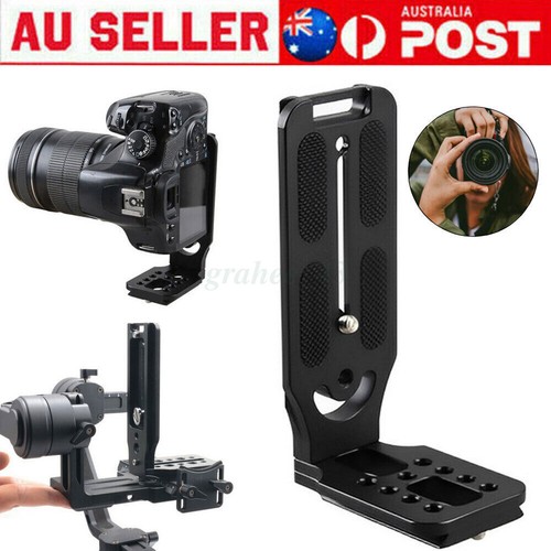 SALE- Quick Release DSLR Camera L Plate Tripod Head Mount Vertical Shot ...