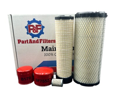 P&F Filter Kit for Takeuchi TL130 Eng Yanmar 4TNE98-TBL, Serial ...