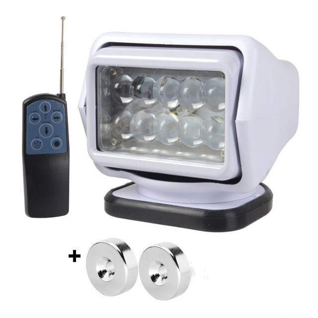 360° Portable Marine Searchlight Wireless LED Spotlight For Boats&Truck ...