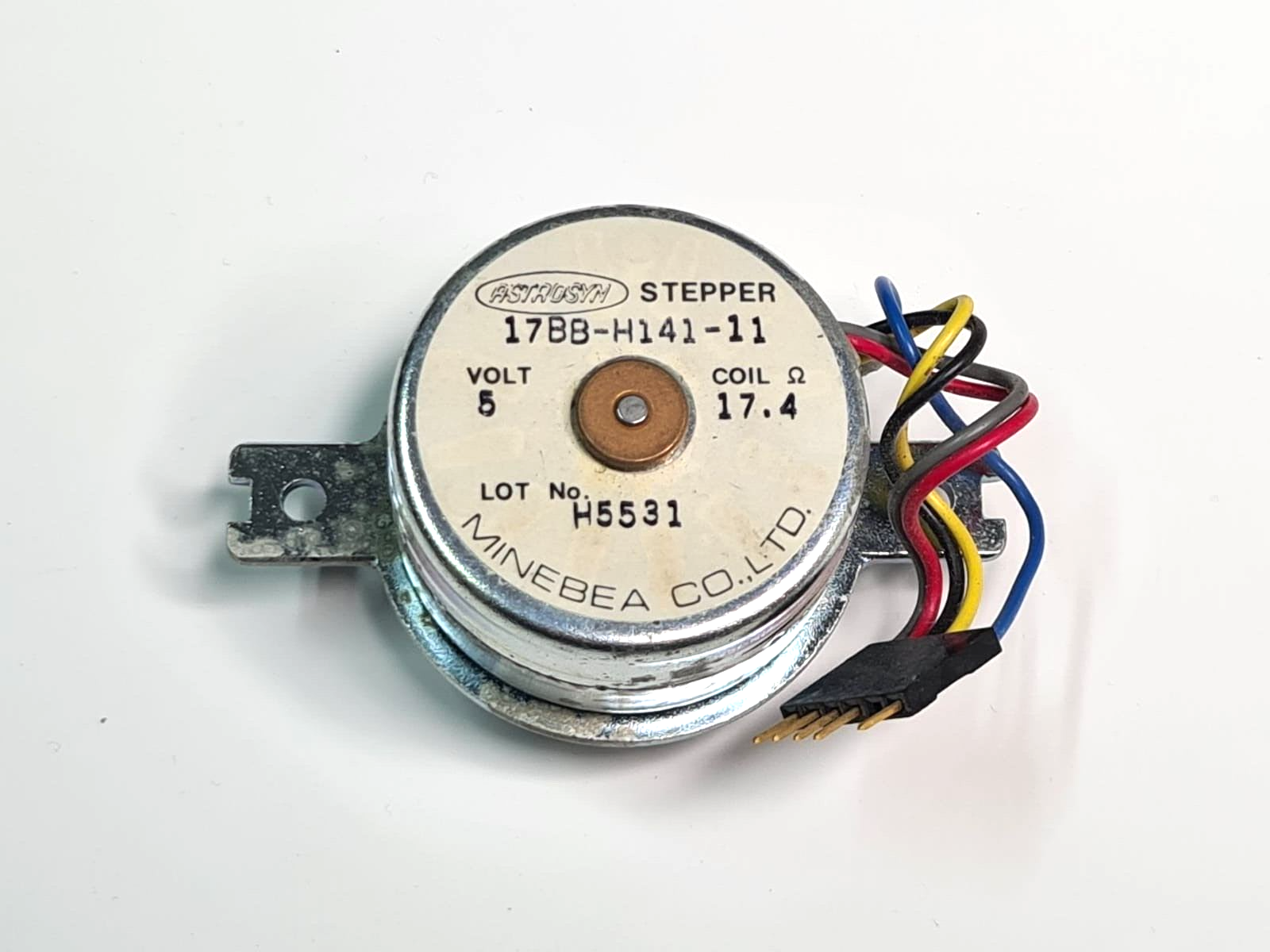 10Pcs.MINEBEA 17BB-H141-11 ASTROSYN Electrical Step Motor 5V 17,4R | eBay