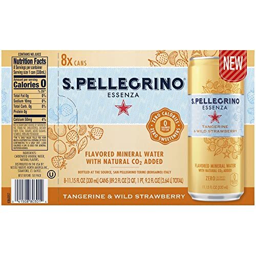 San Pellegrino Tangerine & Wild Strawberry Mineral Sparkling Water 11. ...