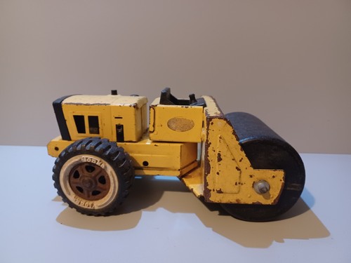 Vintage Tonka 20 cm Long Yellow Distressed Metal Toy Steam Roller | eBay UK