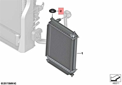 Genuine BMW Alpina M5 X3 X4 M X5 B7 F90 G01 G02 G05 Rubber Element ...