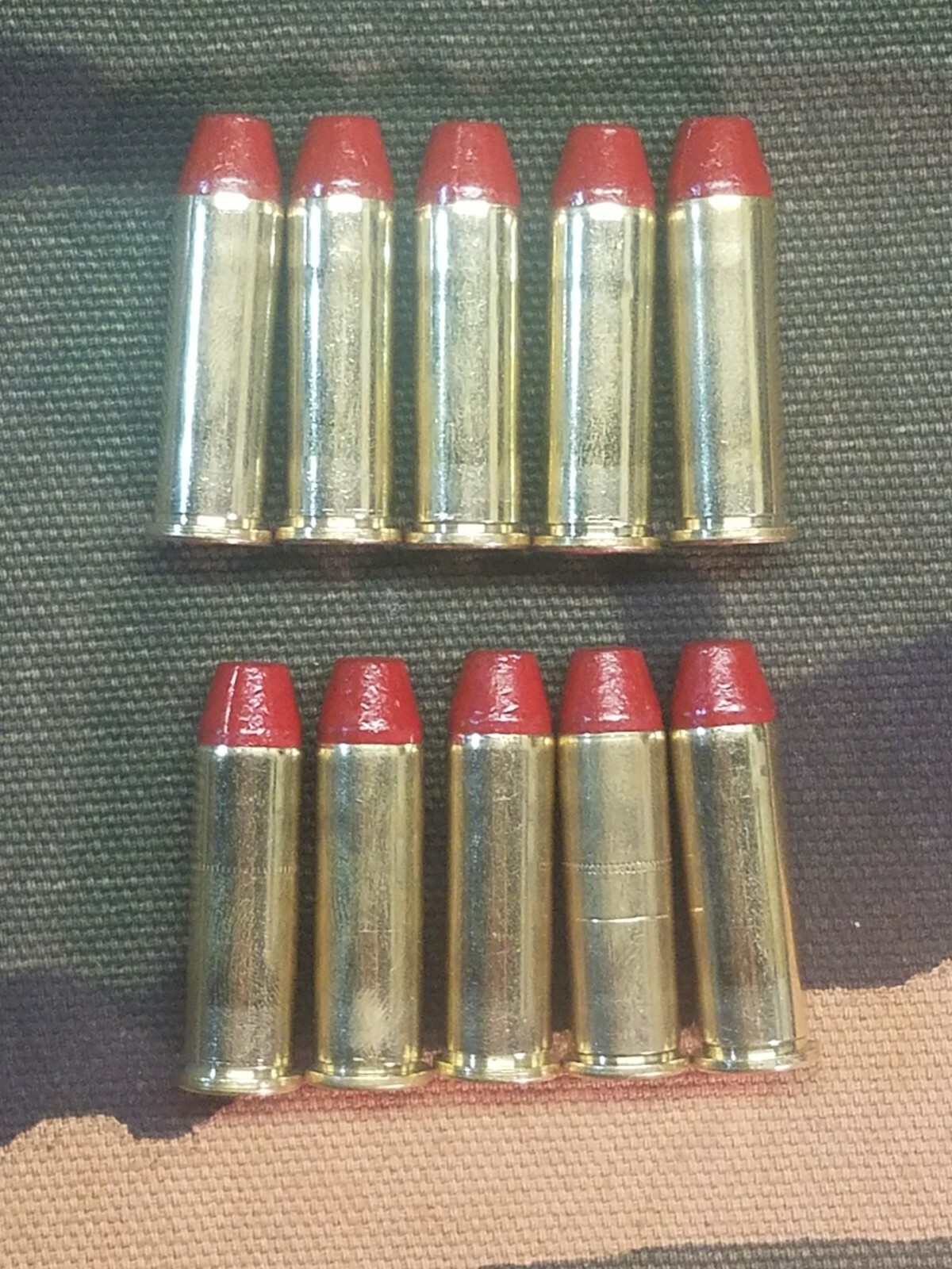 38 SPECIAL SNAP CAPS SET OF 10, RED AND BRASS, REAL 125gr WEIGHT!!! | eBay