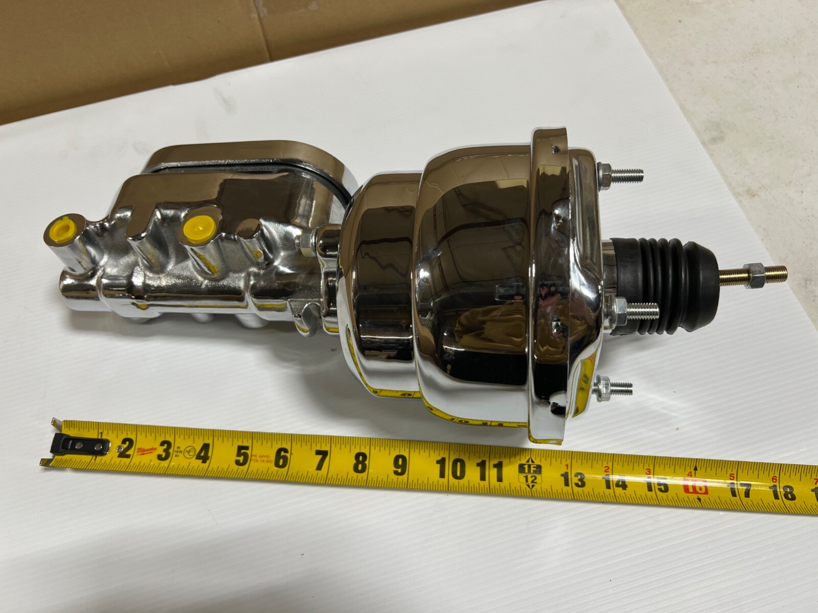 Fits 74-86 CJ7 CJ5 Jeep 7” Chrome Dual Power Brake Booster Kit Ball ...