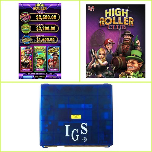 High Roller CLUB By IGS 3 IN 1 game 8 Liner 25 Line VGA Game Board | eBay