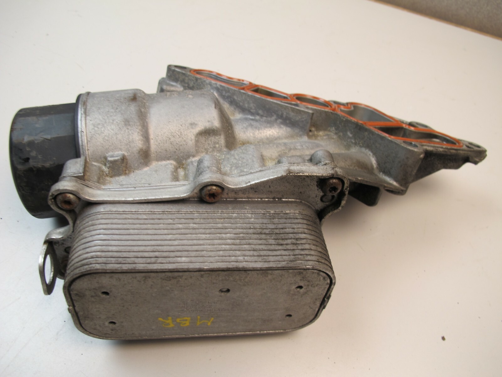 2007-2009 MERCEDES E350 W251 BASE OIL COOLER OIL FILTER HOUSING ...