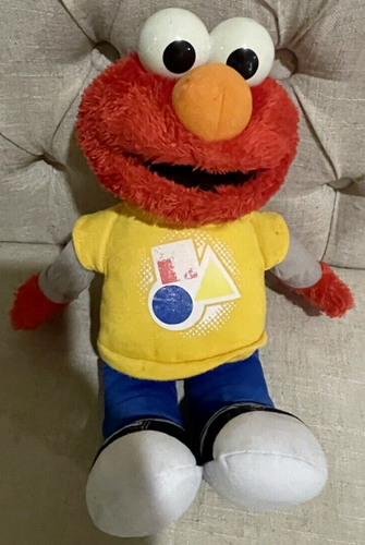 Sesame Street Elmo Shapes Talking Singing Plush Toy 2010 Hasbro | eBay