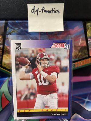 2021 Panini Score Mac Jones RC Rookie Card No.TB9 New England Patriots ...
