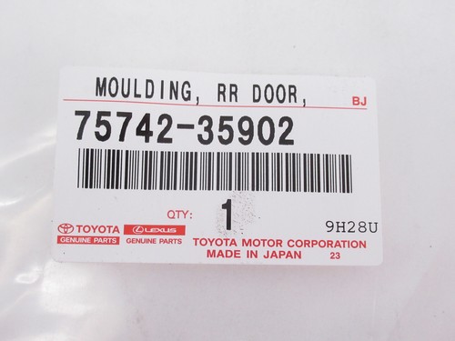 Genuine OEM Toyota 75742-35902 Driver Rear Wheel Flare Extension 2010 ...