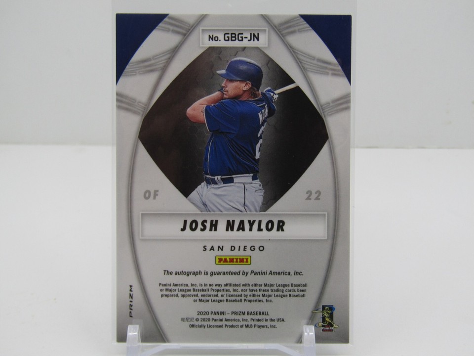 JOSH NAYLOR 2020 PRIZM AUTOGRAPH AUTO! SILVER PRIZM! PADRES!! | eBay