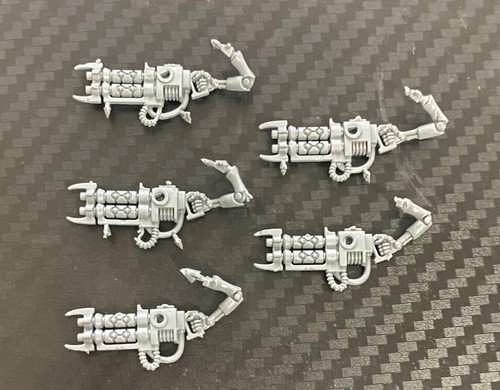 Warhammer 40k - Necrons - Necron Warrior - Gauss Reaper x5 - bits | eBay