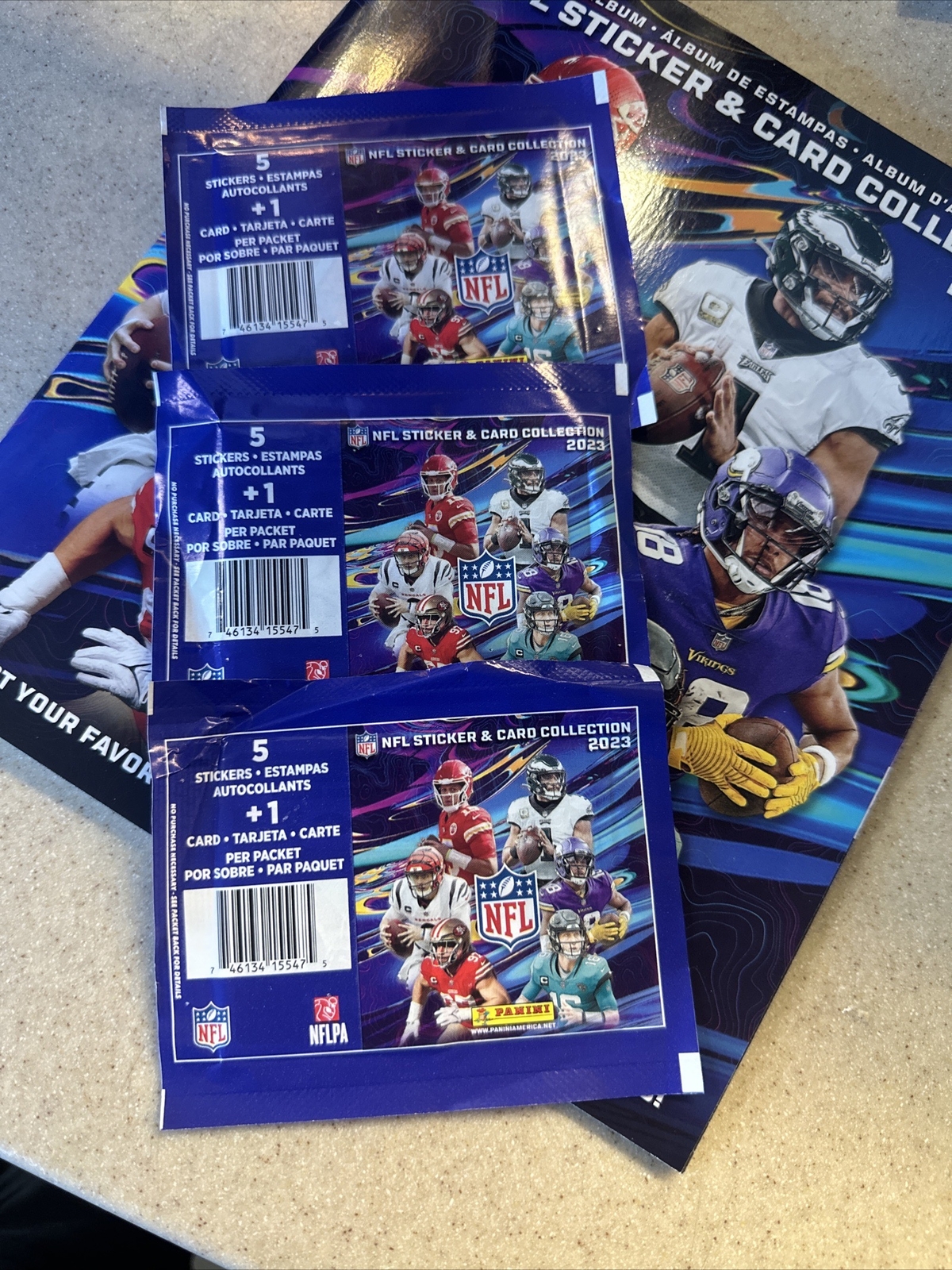 2023 Panini NFL Sticker Album w/ 10 Bonus Stickers & 3 Free sticker ...