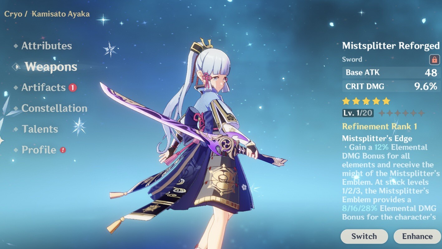 Genshin Impact Mistsplitter Reforged Discounted Offers | www ...