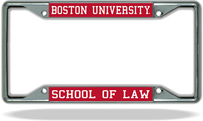 Boston University LAW License Plate Frame | eBay