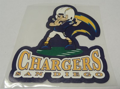 NFL San Diego Chargers Decal Window Static-Cling Sticker Car or Truck ...