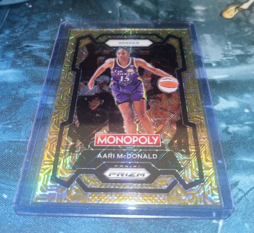 2024 Prizm WNBA Monopoly Aari McDonald GOLD MILLIONAIRE SHIMMER /500 | eBay