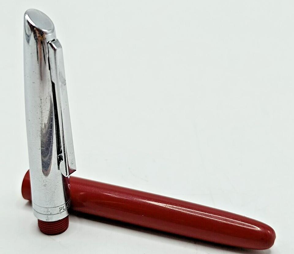 VINTAGE PLATIGNUM FOUNTAIN PEN. PART OLD INK PEN. REXEL PENCIL LEADS IN ...