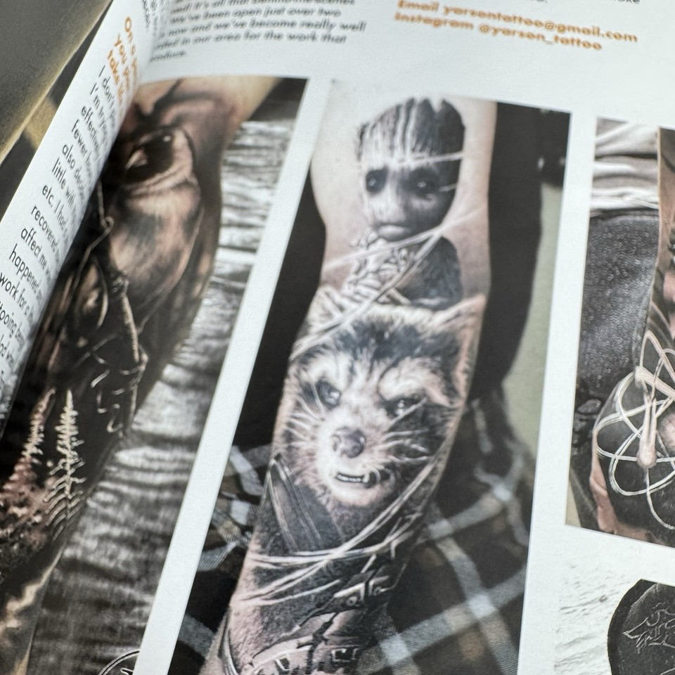Total Tattoo Issue 178 Magazine Paul Dobleman Toni Lou Yarson Kali ...