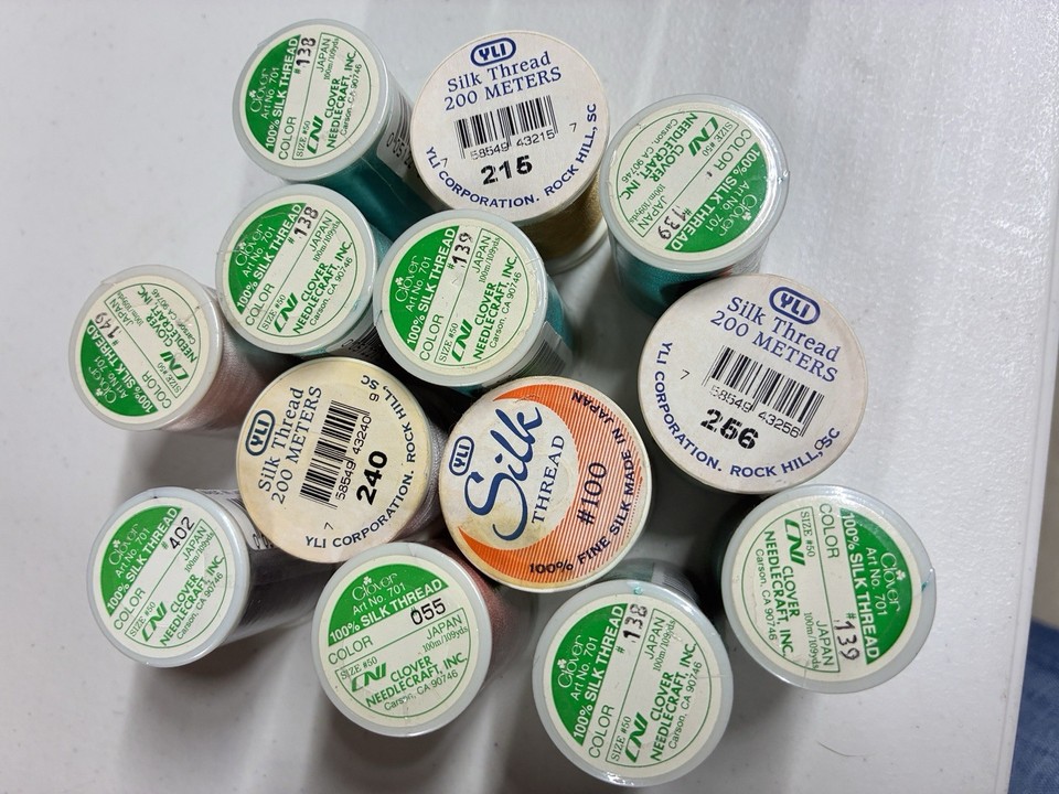 Silk Thread Lot Mostly Clover Brand | eBay