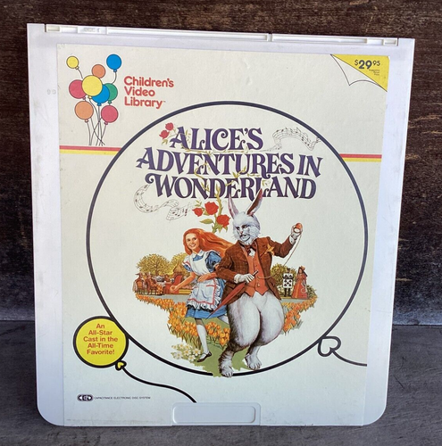 CED Selectavision VideoDisc Movie ALICE'S ADVENTURES IN WONDERLAND | eBay
