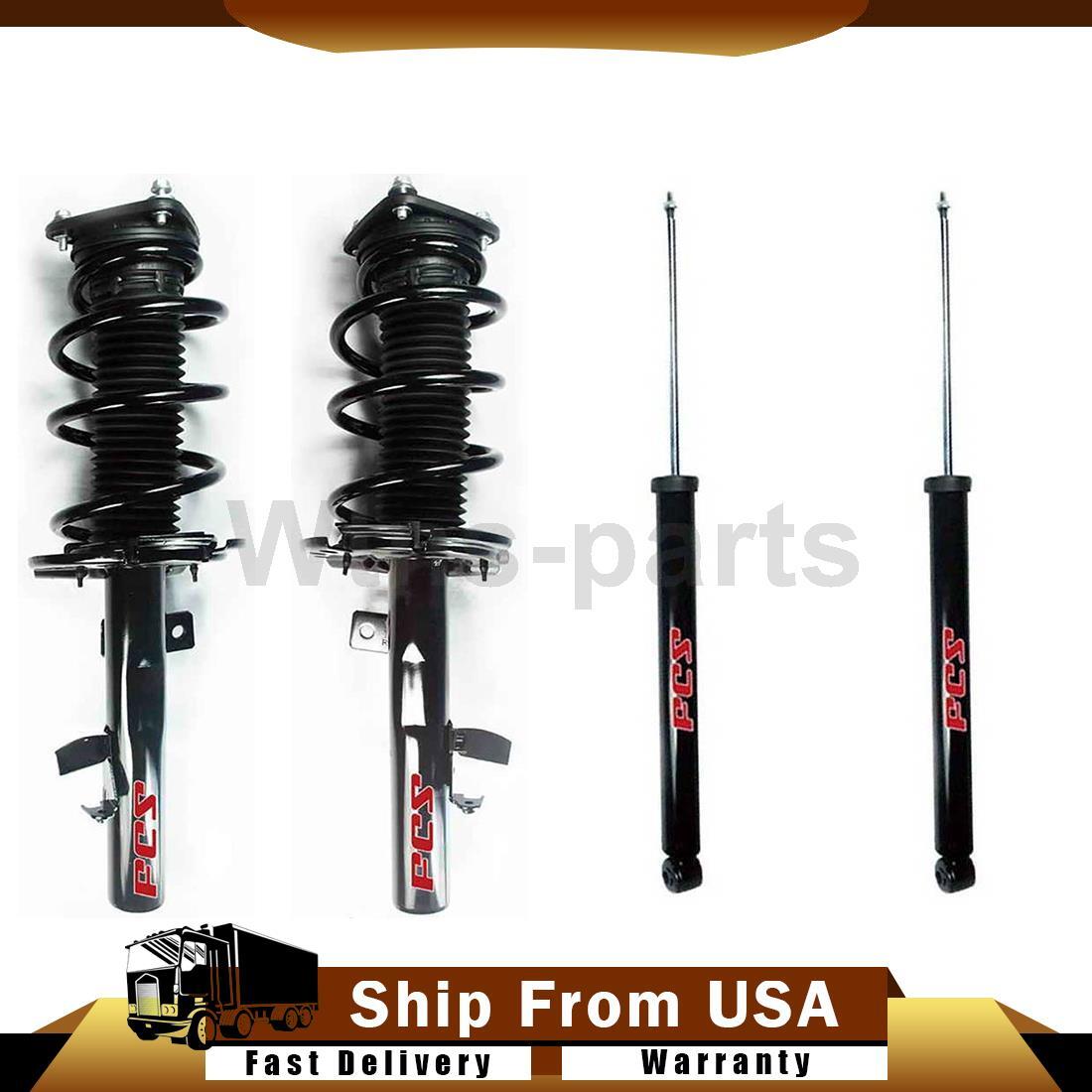 4 FCS Front Rear Shocks Struts Assembly For Ford Escape 1.5L 2018 2017 ...