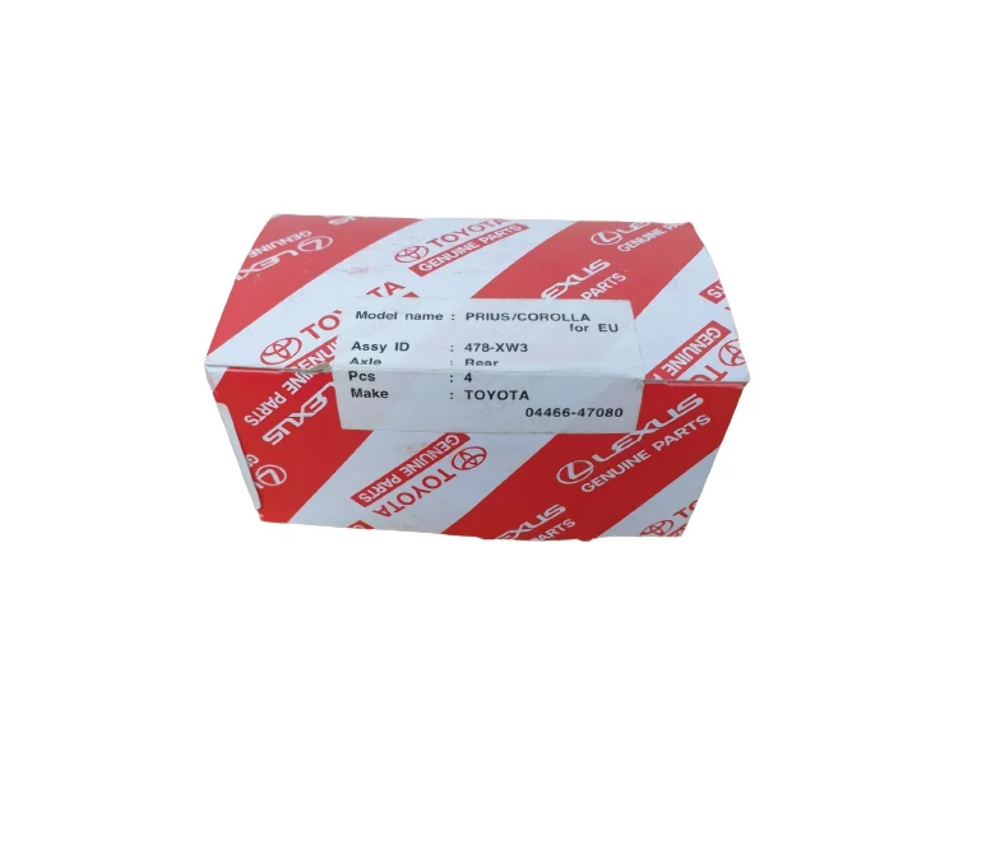 GENUINE TOYOTA PRIUS 11-13 PLUG-IN PRIUS REAR DISC BRAKE PAD KIT OEM ...