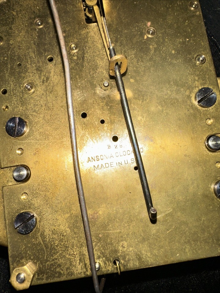 New Ansonia Mantel Clock Key Chrome | eBay