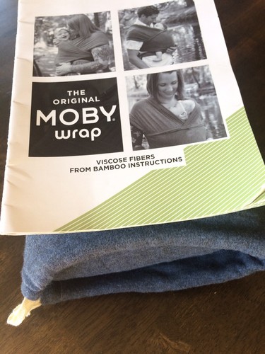 Moby Baby Wrap Original - Blue - With Bag | eBay