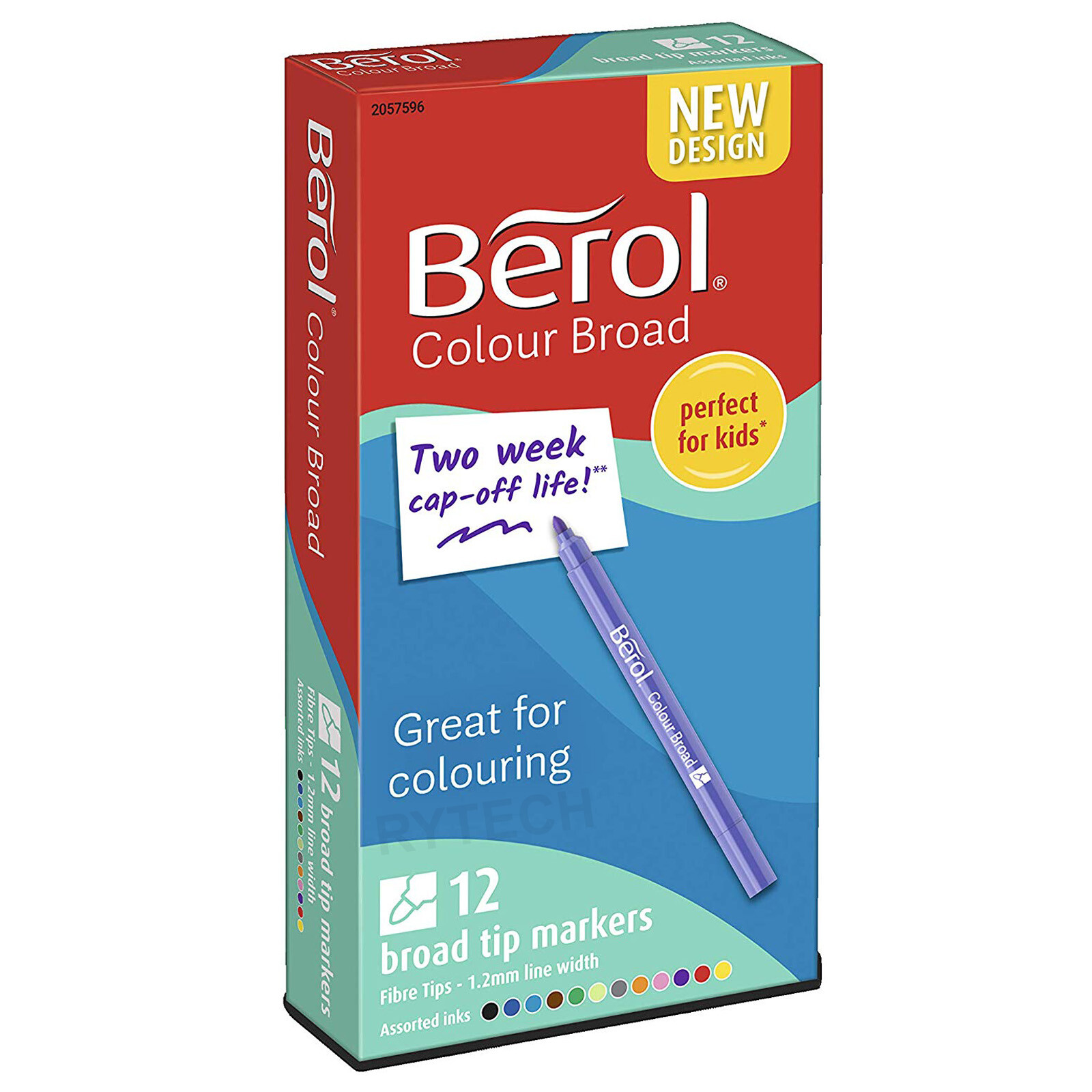 Berol Assorted Colour Broad Or Fine Felt Tip Colouring Drawing Pens Art ...
