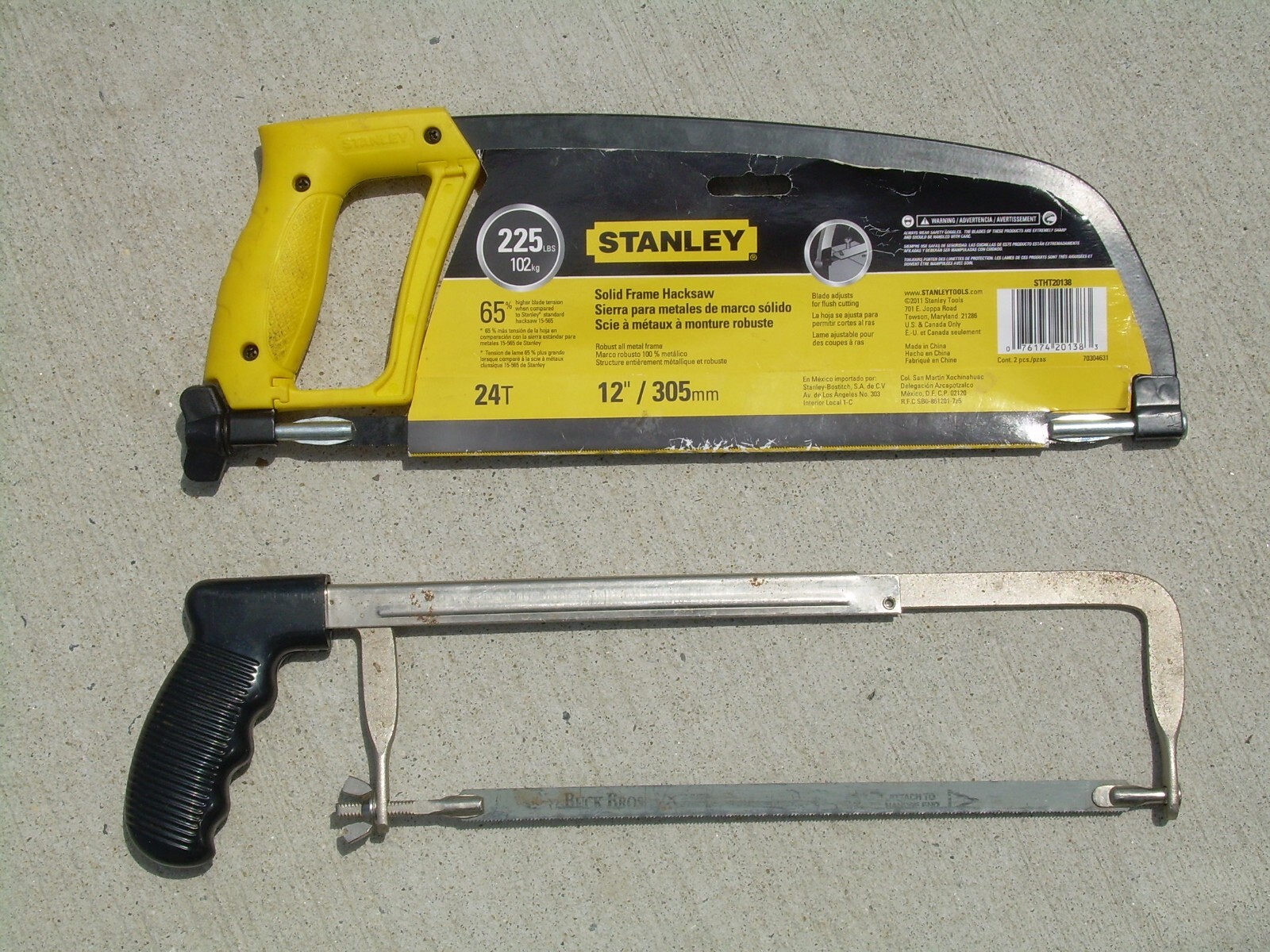 Stanley STHT20139L Great Neck No. 50 Adjustable Hack Saw | eBay