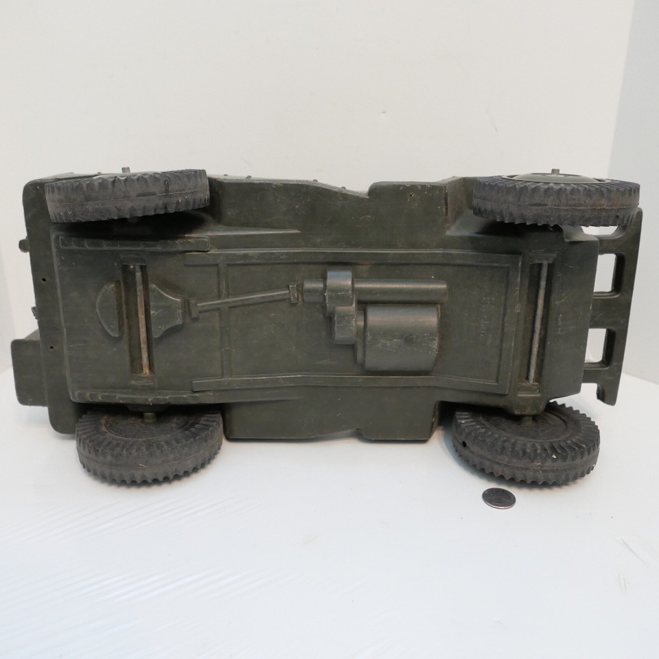 VINTAGE 1975 HASBRO GI JOE ACTION MAN MILITARY JEEP PAWTUCKET R I Blow ...