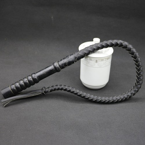 Cowhide Horse Riding Crop Long Anti-Slip Wooden Handle Riding Whips for ...