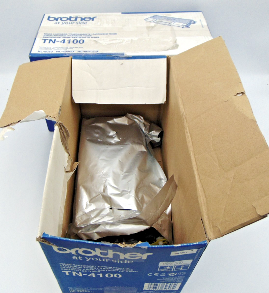 2x Brother TN-4100 Black Toner Cartridge - CHECK DESCRIPTION - VAT ...