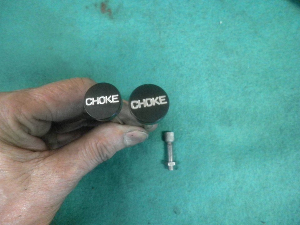 BMW Motorcycle Airhead 40mm BING carb remote pull up choke levers ...