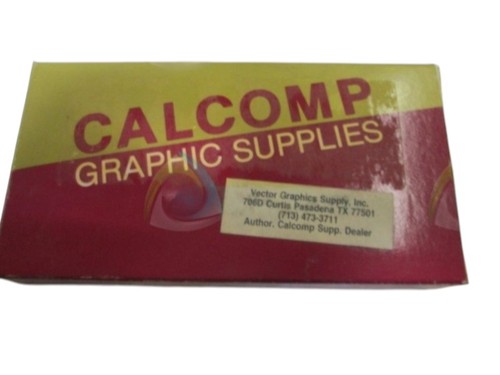 LOT OF 12 CALCOMP ROLLER TIP PLOTTER PENS BLACK NSMP | eBay