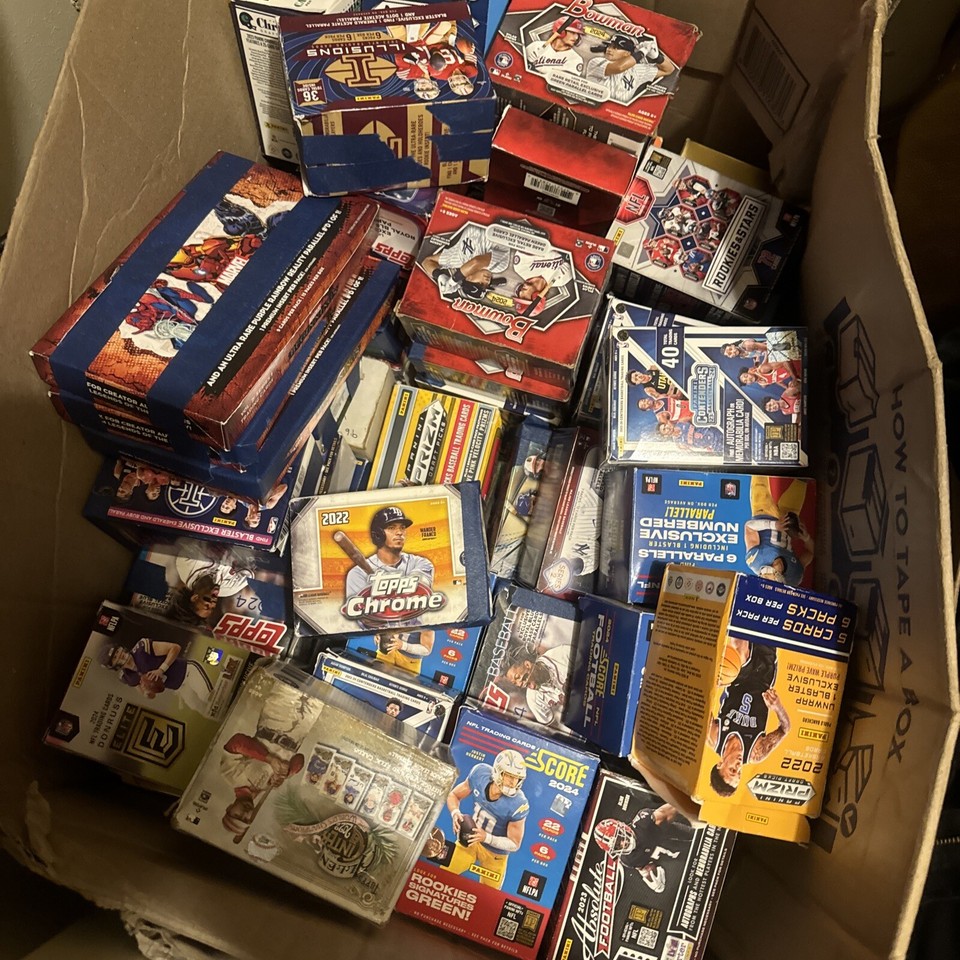 Mystery Sports Cards Box! Box Full Read Disc. (Get more then you Payed ...